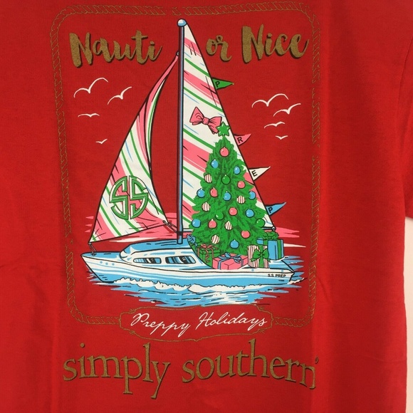 Simply Southern | Shirts & Tops | Simply Southern Youth Christmas Tree ...